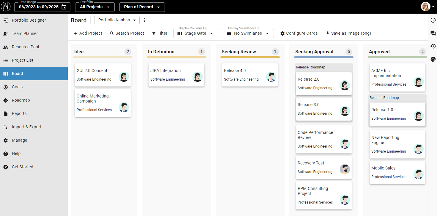 Board (View) – Meisterplan Help Center