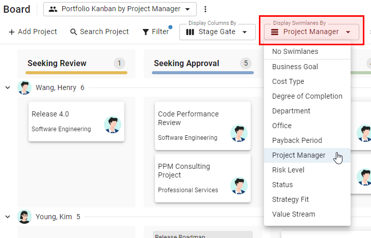 Board (View) – Meisterplan Help Center