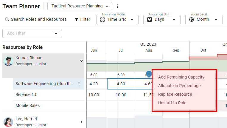 Team Planner - Adding, Editing and Deleting Allocations – Meisterplan ...